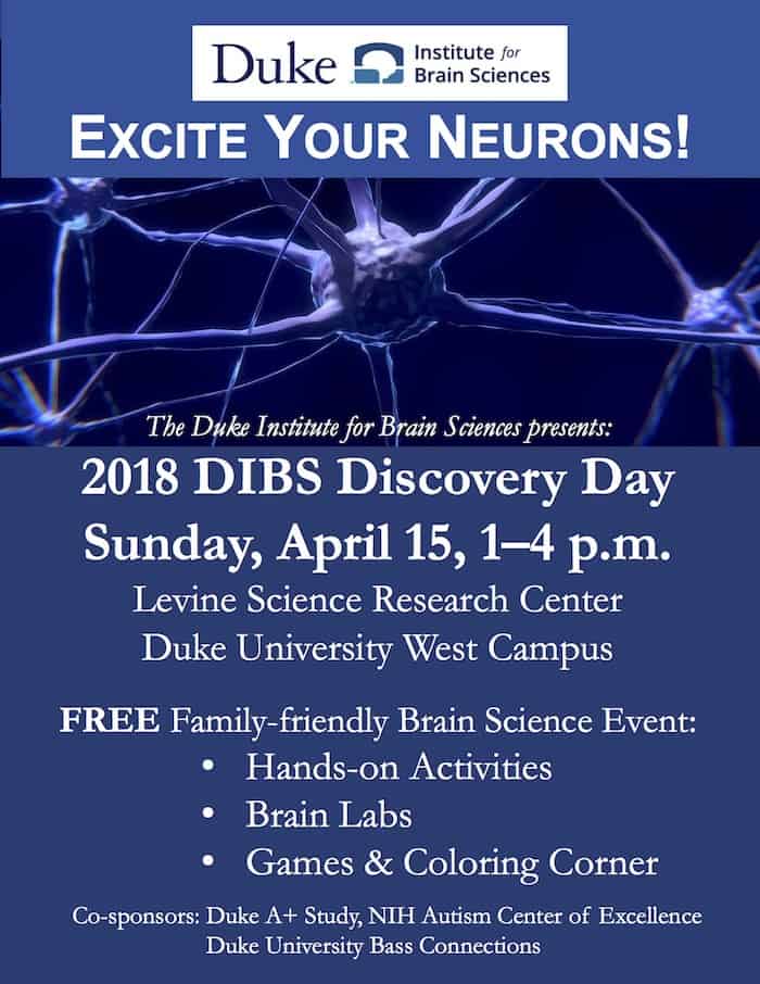 Duke Institute for Brain Sciences Discovery Day for Families - Triangle ...
