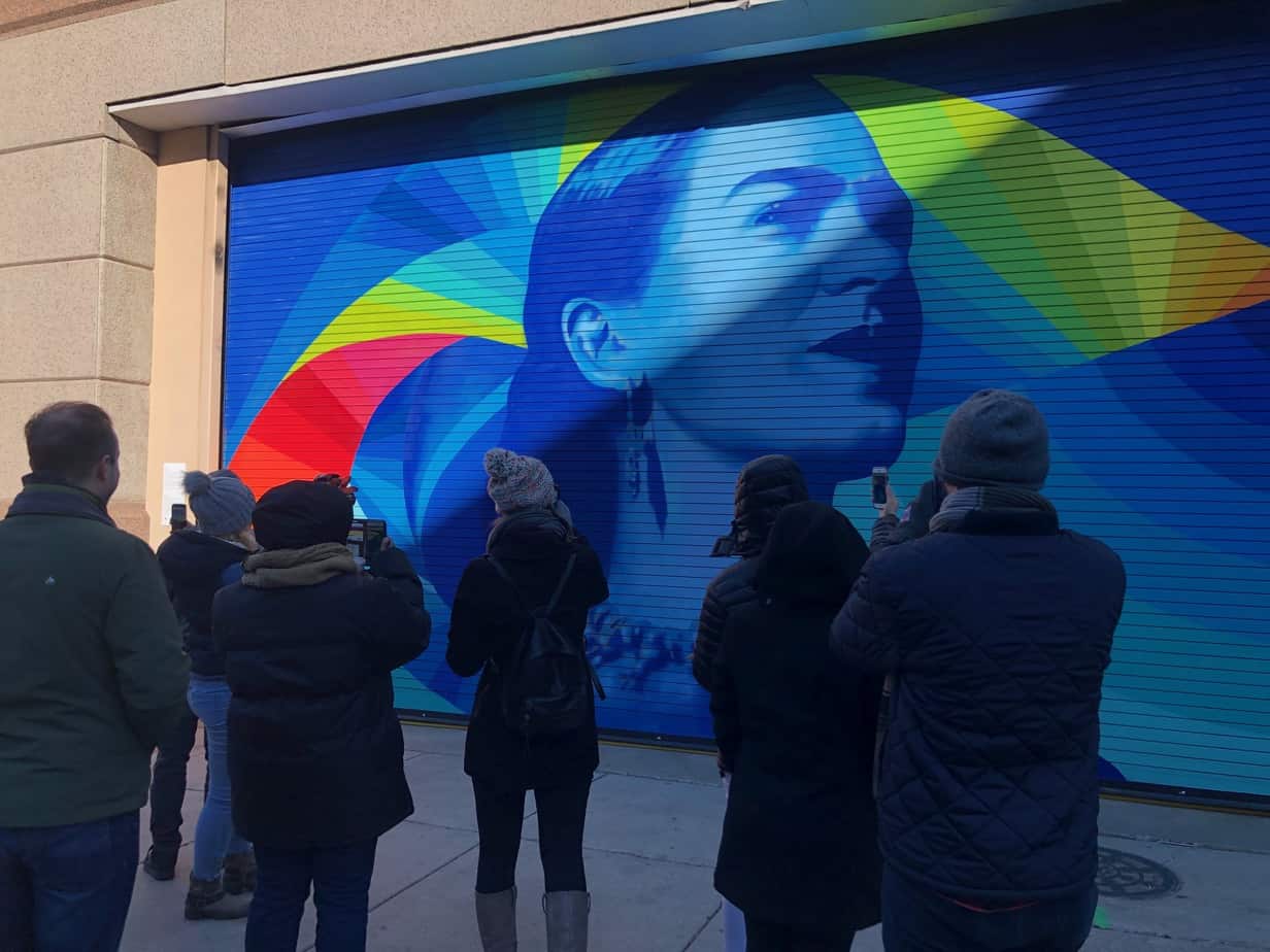 3rd Friday celebration of augmented reality murals in Downtown Durham ...