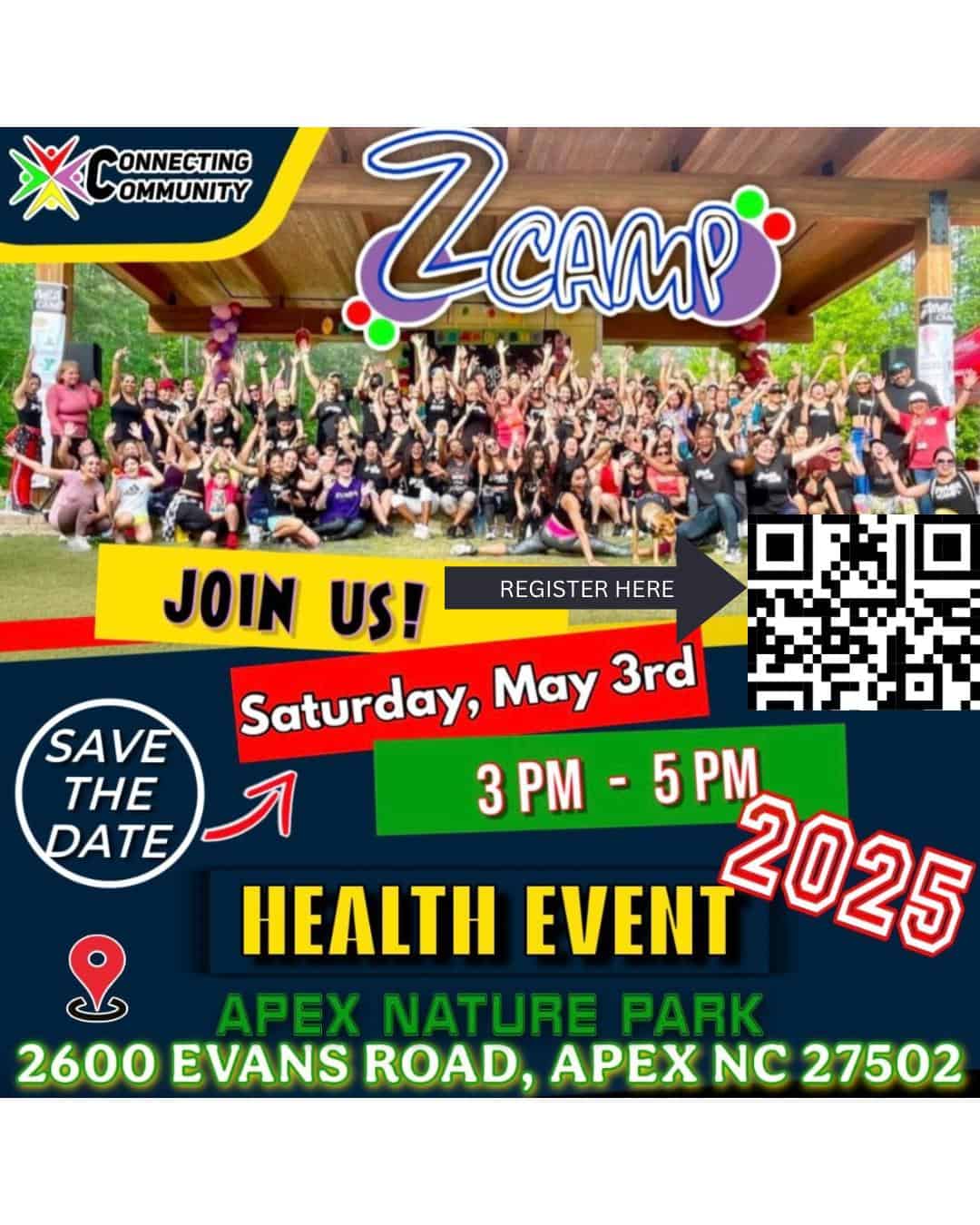 Z Camp: Zumbathon at Apex Nature Park May 3 - Triangle on the Cheap
