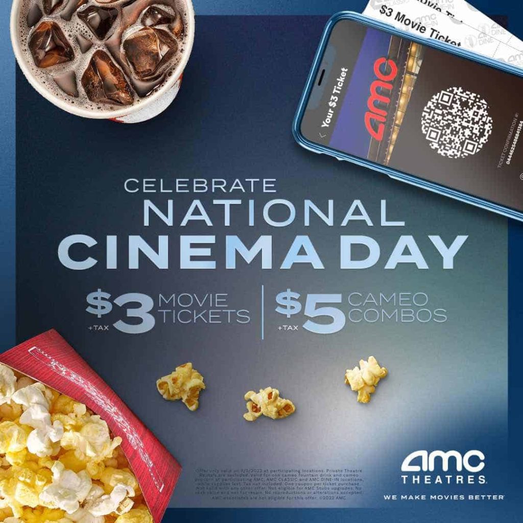 Movie tickets are just $3 for National Cinema Day Sep 3 - Triangle on ...