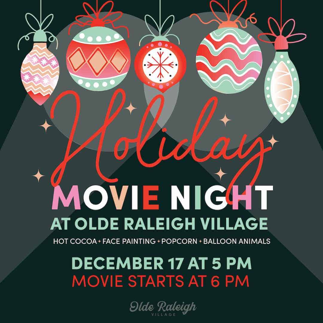 Family Movie Night at Olde Raleigh Village - Triangle on the Cheap