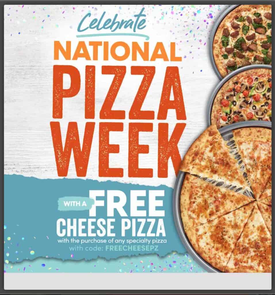National Pizza Week Deals - Triangle on the Cheap
