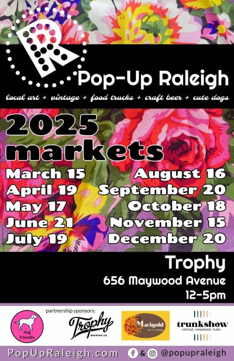 Pop-Up Raleigh art and vintage markets at Trophy on Maywood March 15 ...
