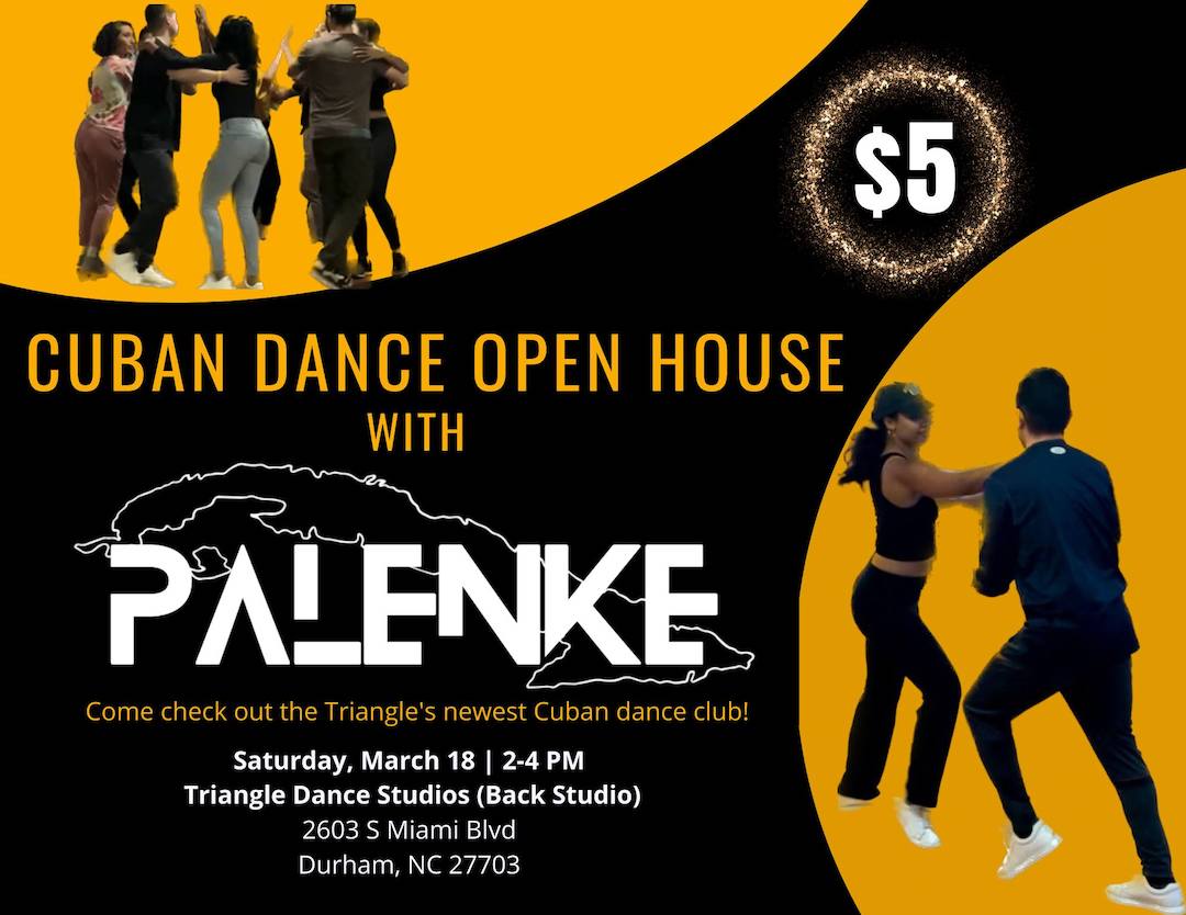 Cuban Dance Open House with Palenke in Durham - Triangle on the Cheap