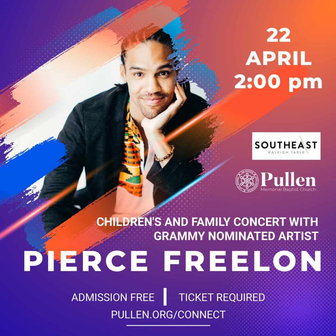Free Family Concert with Pierce Freelon (tickets required) - Triangle ...