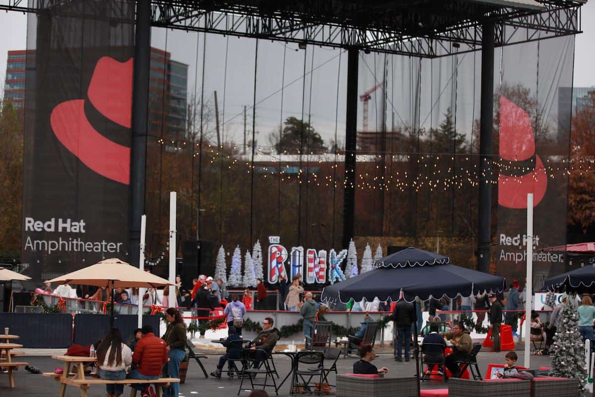 The RINK at Red Hat Amphitheatre - outdoor ice skating returns Nov. 23 ...