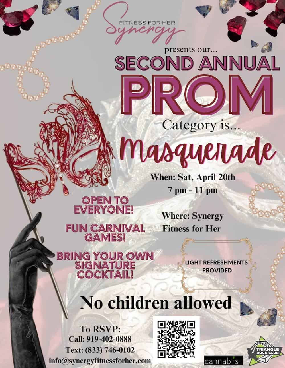 Second Annual Adult Prom-Masquerade Ball - Triangle on the Cheap