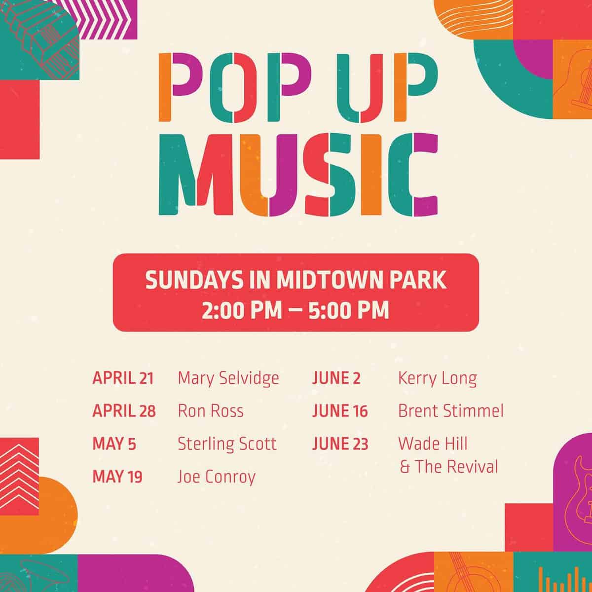 Pop Up Music Series at North Hills - Triangle on the Cheap