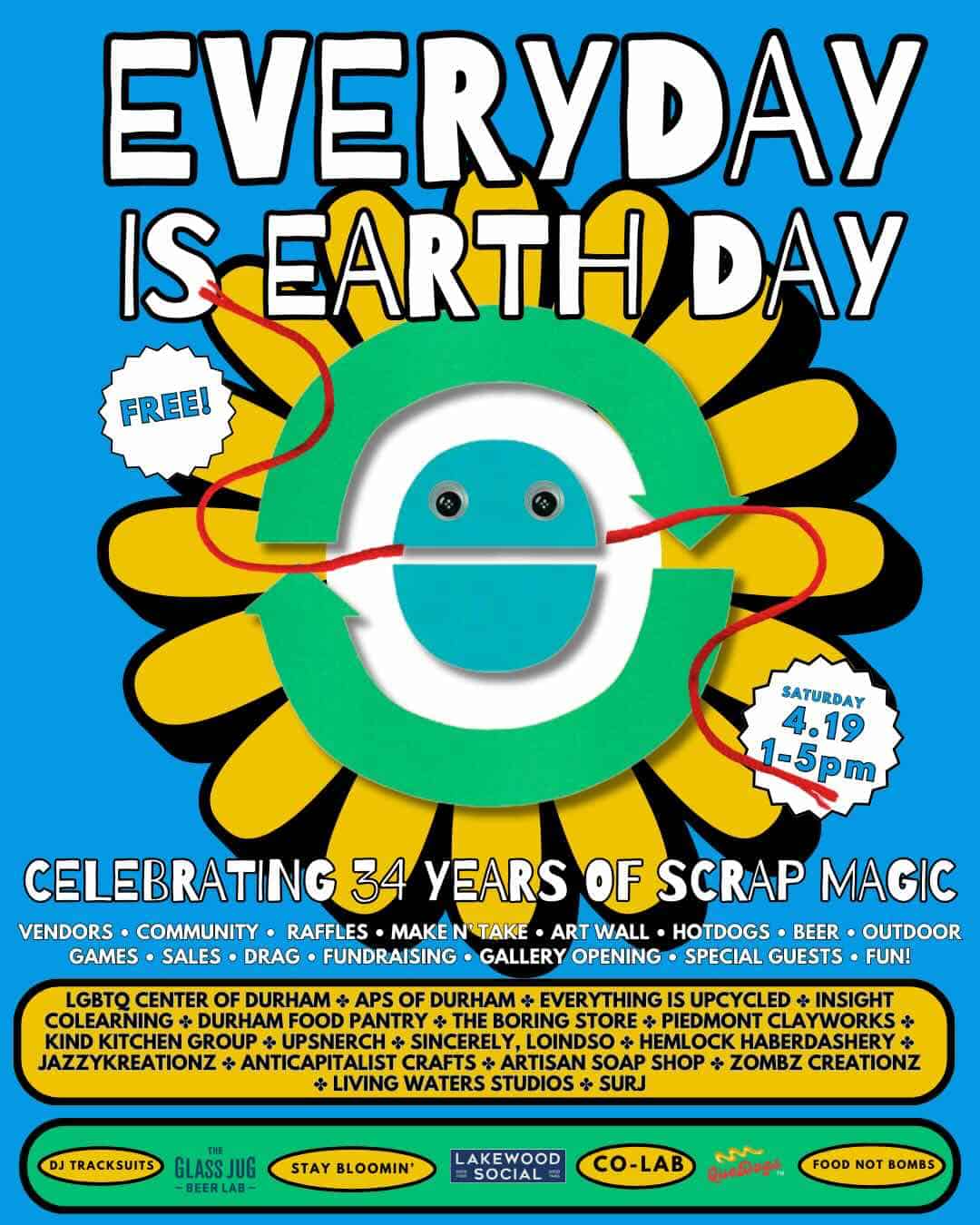 Every Day is Earth Day - Party at The Scrap Exchange April 19 ...
