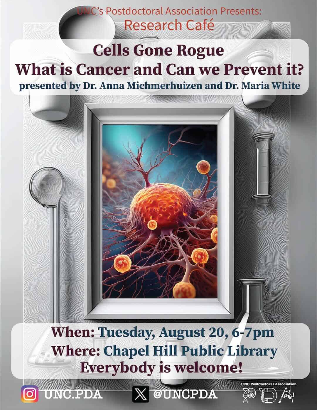 Research Cafe - Cells Gone Rogue: What is Cancer and Can We Prevent It ...
