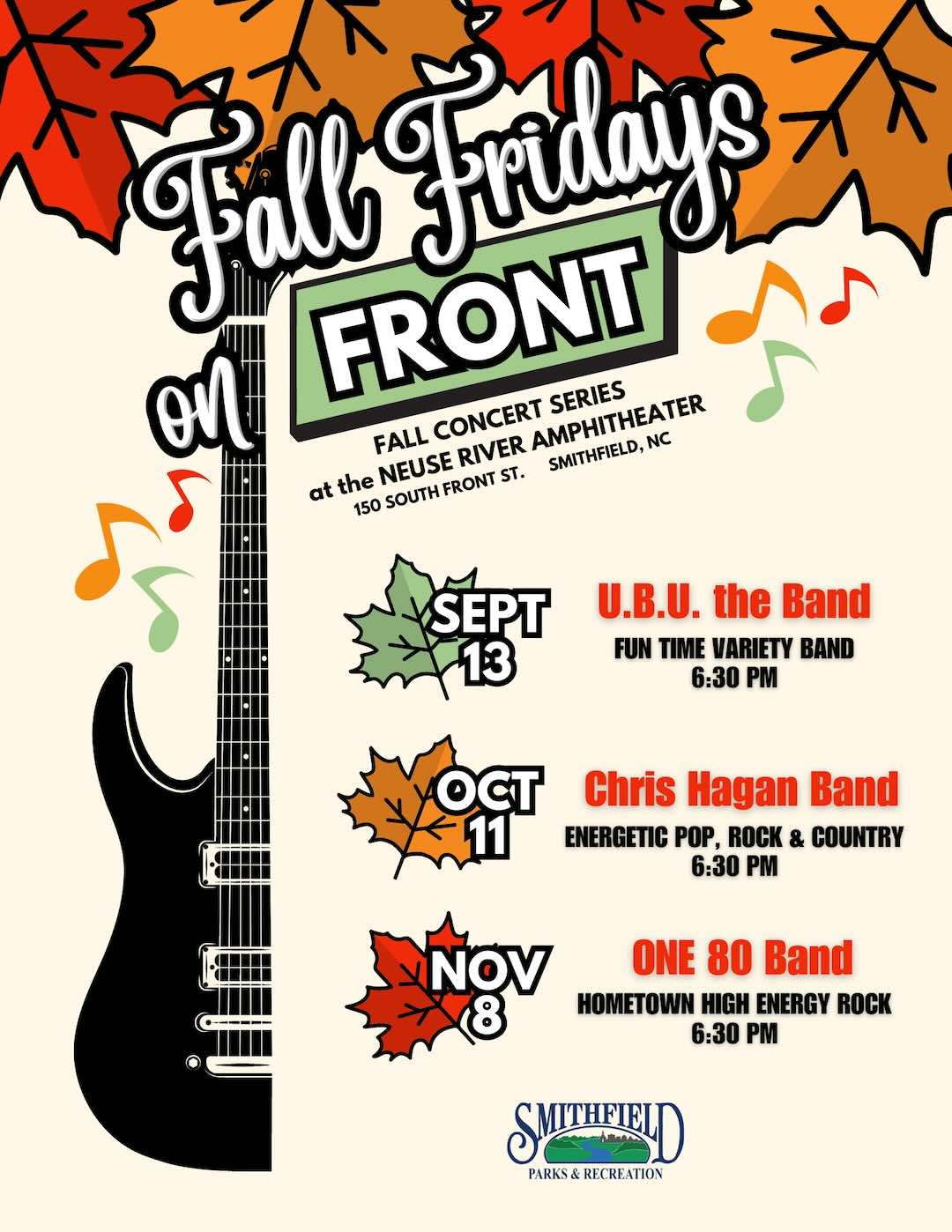 Fall Fridays on Front: fall concert series in Smithfield - Triangle on ...