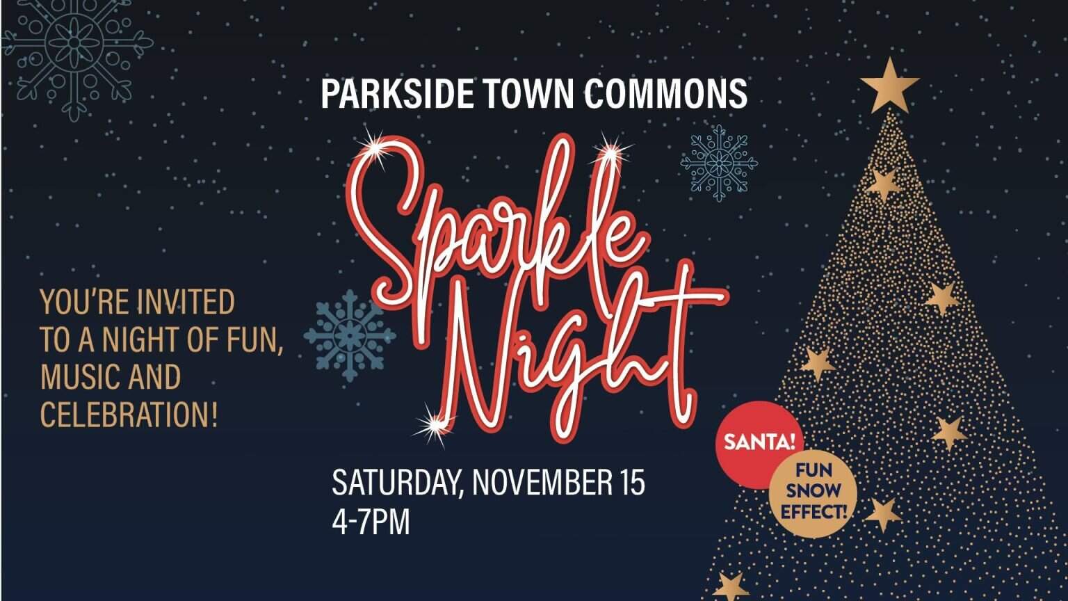 Sparkle Night at Parkside Town Commons in Cary Nov 15: train rides ...