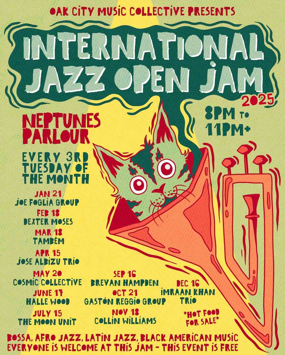 International Jazz Open Jam at Neptune's Parlour: The Collin Williams ...