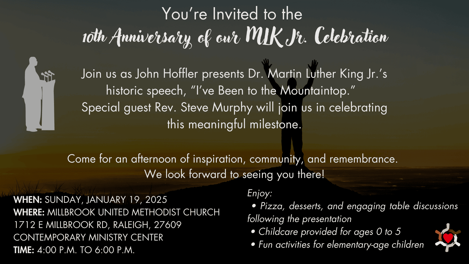 10th Annual MLK Jr. Speech Reenactment at Millbrook United Methodist ...