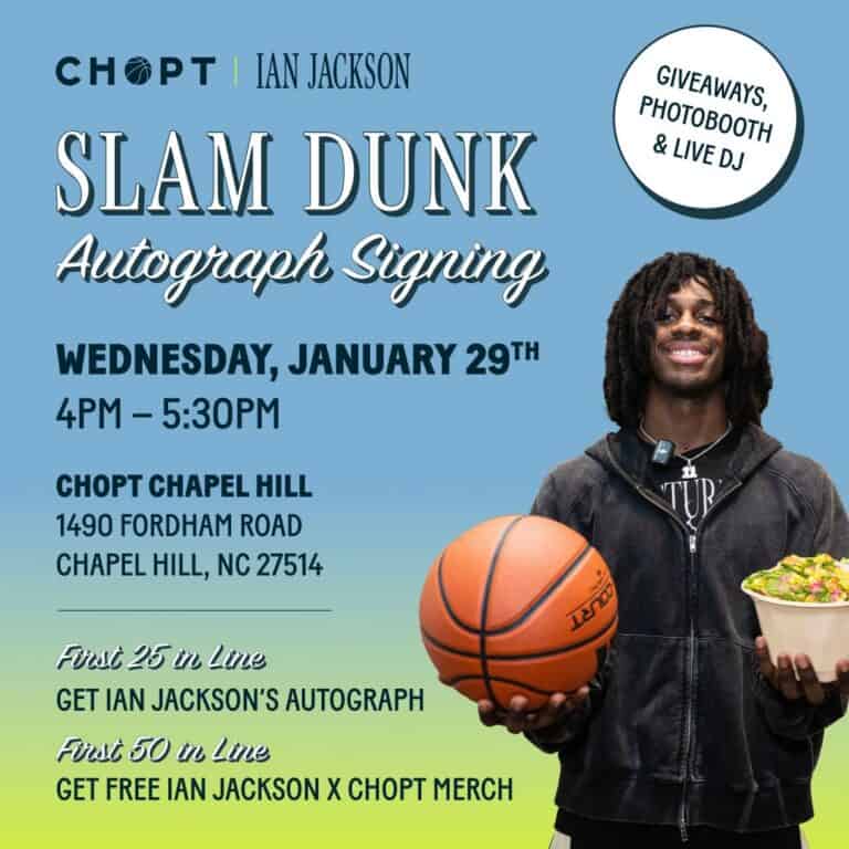 UNC's Ian Jackson at Chopt Chapel Hill Jan. 29 - autograph signing ...