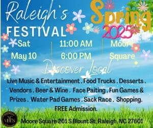 Big List of Spring festivals in the Triangle in 2025 - more added ...