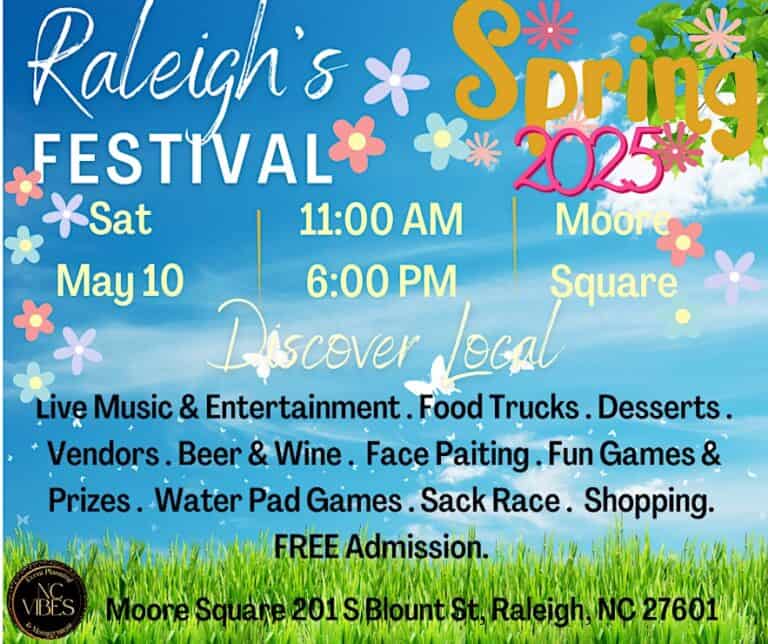 Big List of Spring festivals in the Triangle in 2025 - more added ...