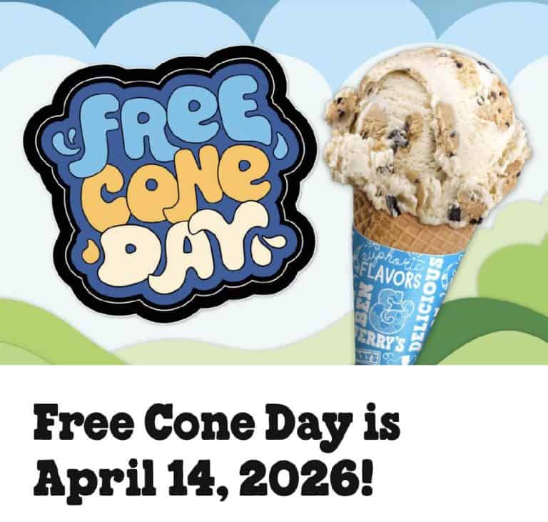 Free Cone Day at Ben & Jerry's April 14 - Triangle on the Cheap