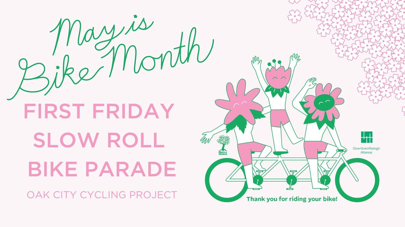 First Friday Slow Roll Bike Parade in Raleigh - Triangle on the Cheap