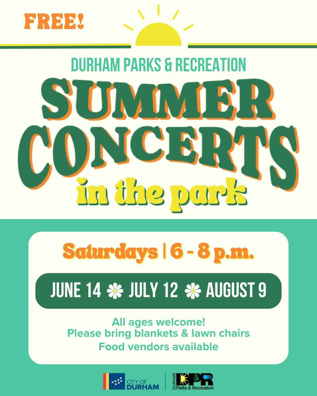 Durham Parks and Recreation Summer Concert Series - Triangle on the Cheap
