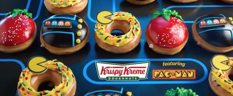 Pac-Man Day at Krispy Kreme: 25¢ dozen with purchase of a dozen May 22 ...