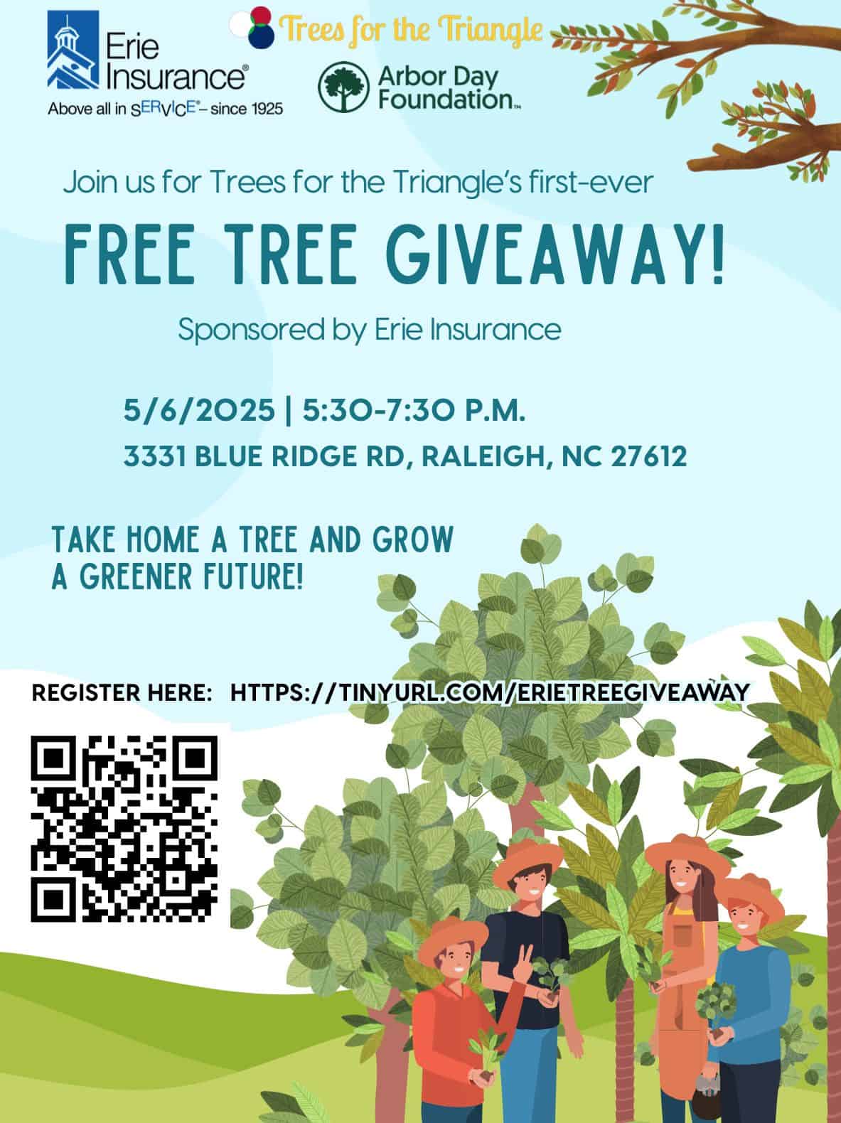 Free Tree Giveaway at St. Paul's Christian Church in Raleigh on May 6 ...