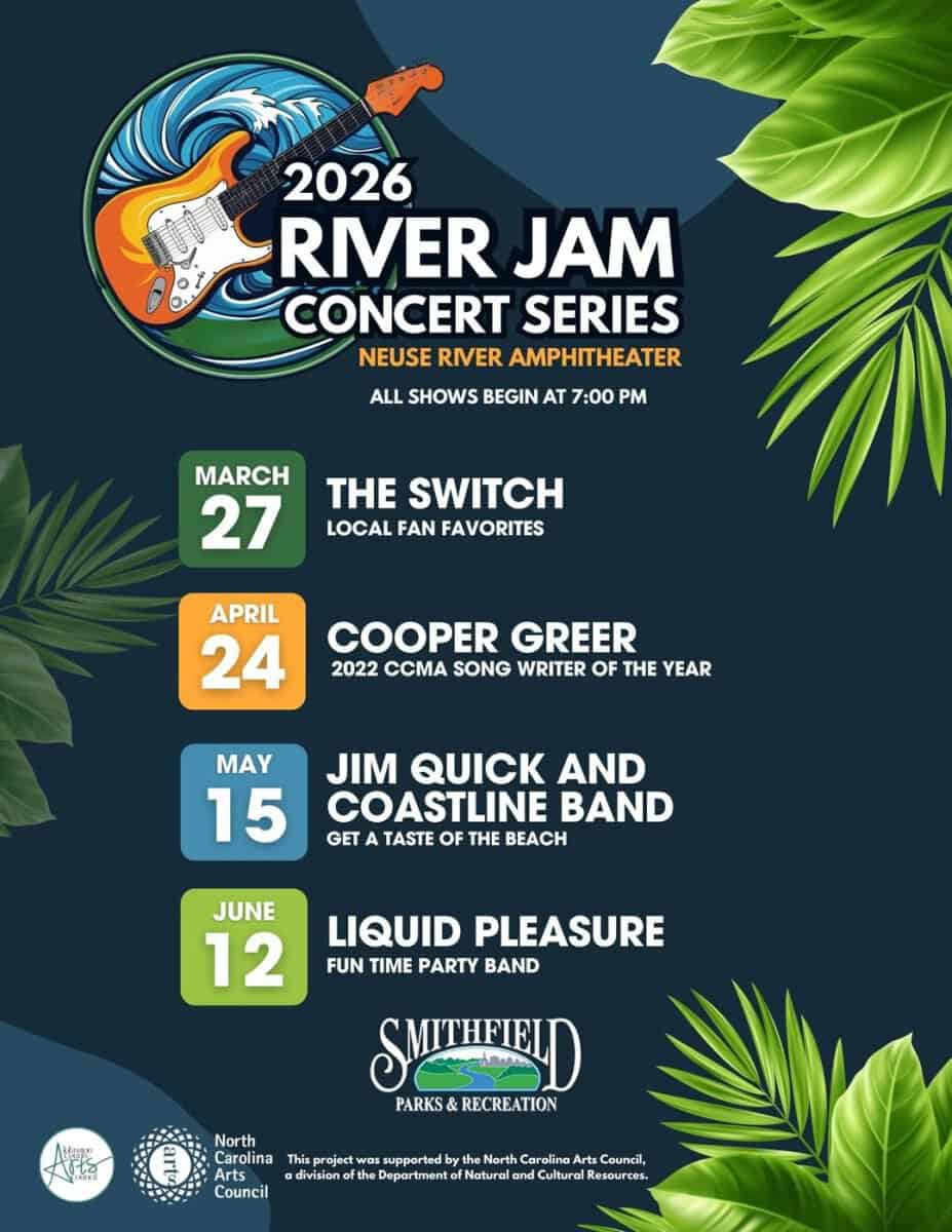 Smithfield's River Jam Concert Series at Neuse River Amphitheater ...
