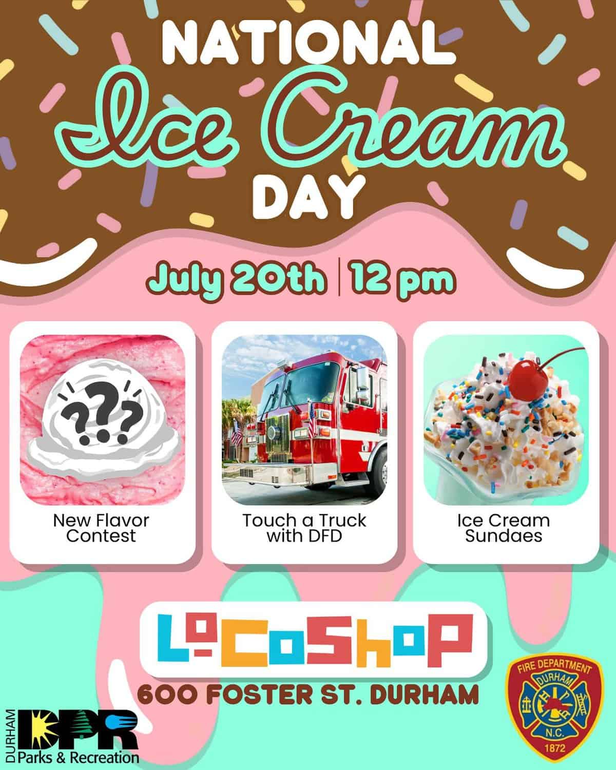 National Ice Cream Day Party at Locopops in Durham - Triangle on the Cheap