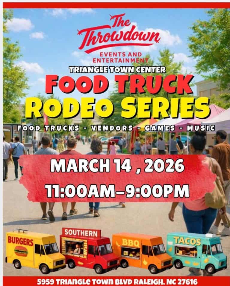 The Throwdown Presents Food Truck Rodeo at Triangle Town Center March ...
