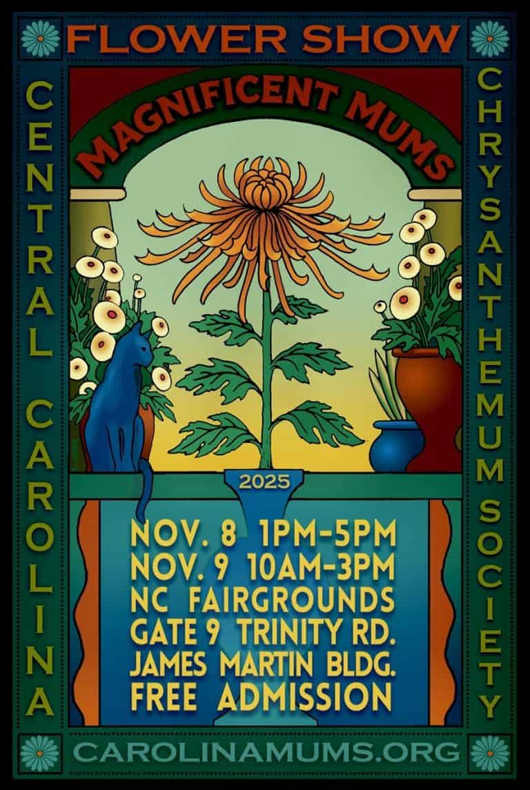 Magnificent Mums - flower show at NC State Fairgrounds Nov. 8-9 ...