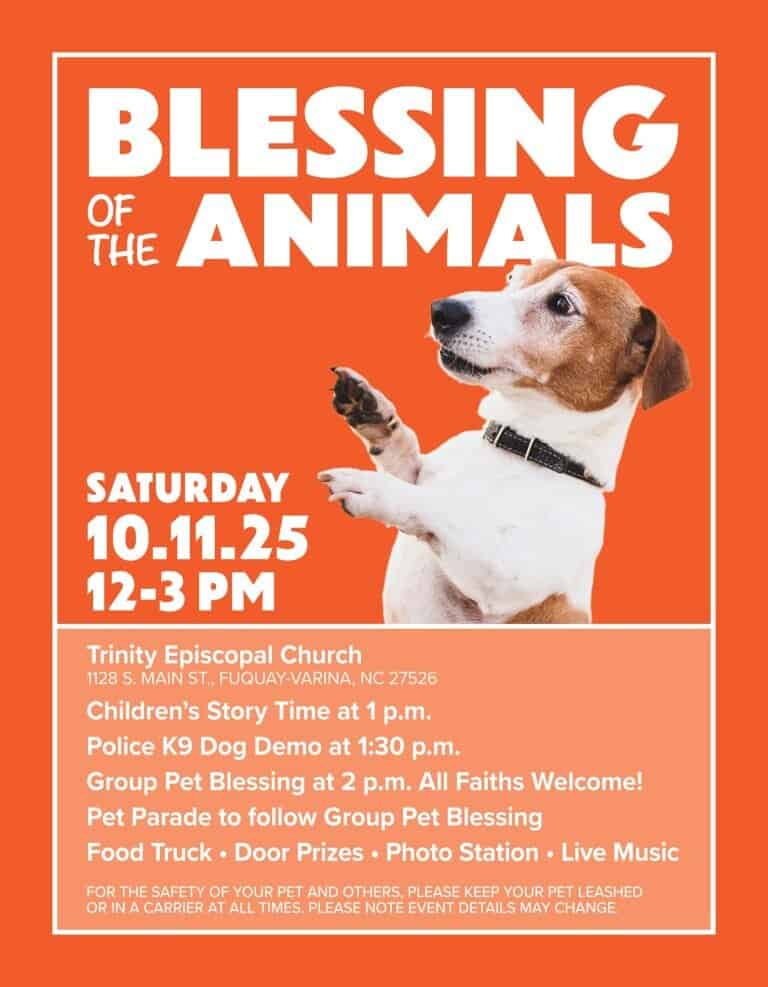 Blessing of the Animals at Trinity Episcopal Church, including pet ...