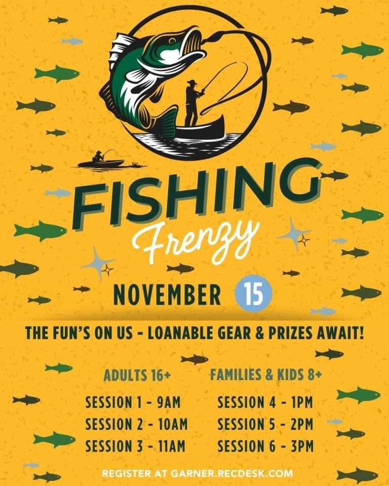 Fishing Frenzy at Lake Benson Boathouse in Garner Nov. 15 - Triangle on ...