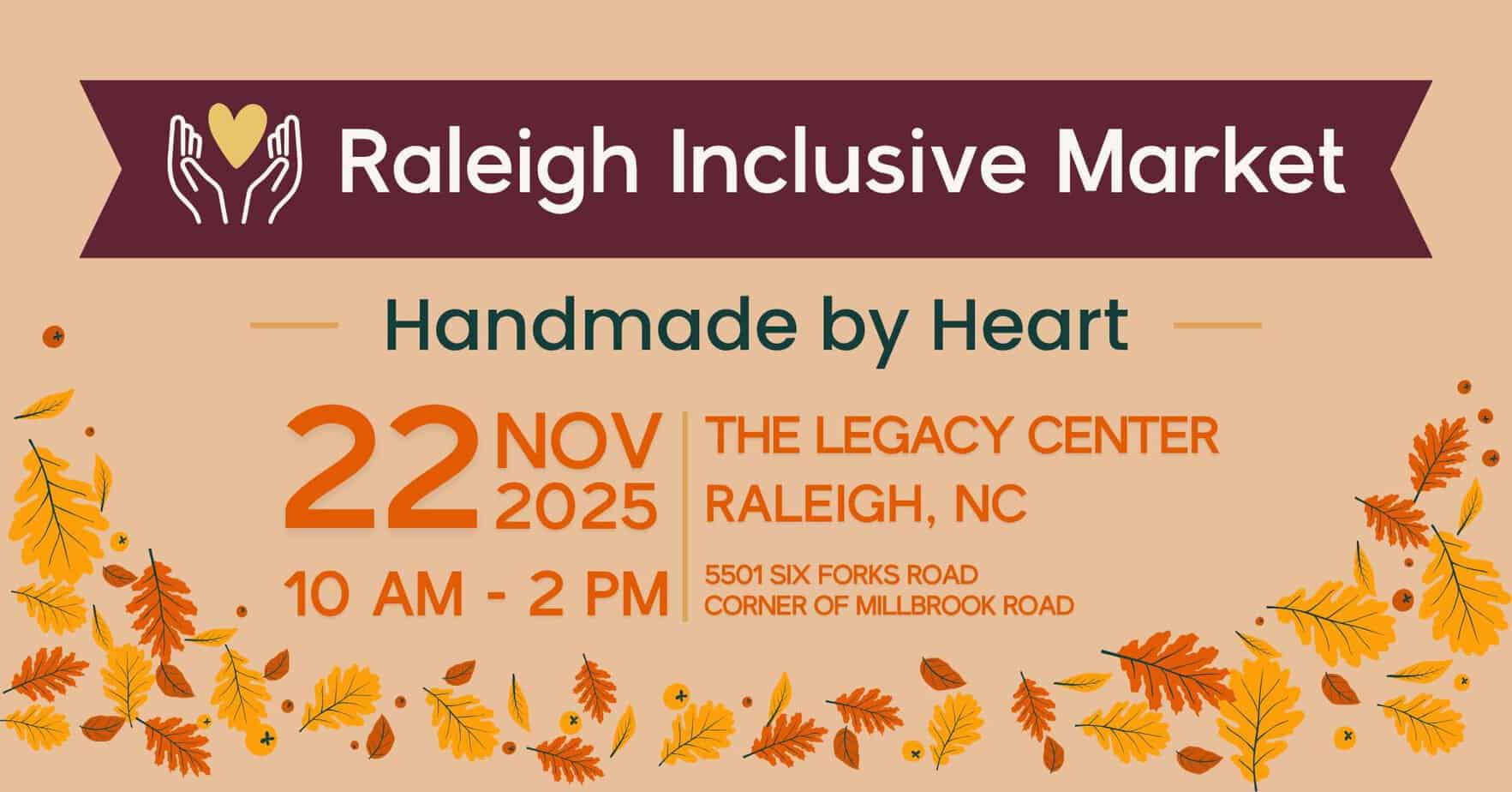 Raleigh Inclusive Market Nov. 22 - artists/makers with autism and IDD ...