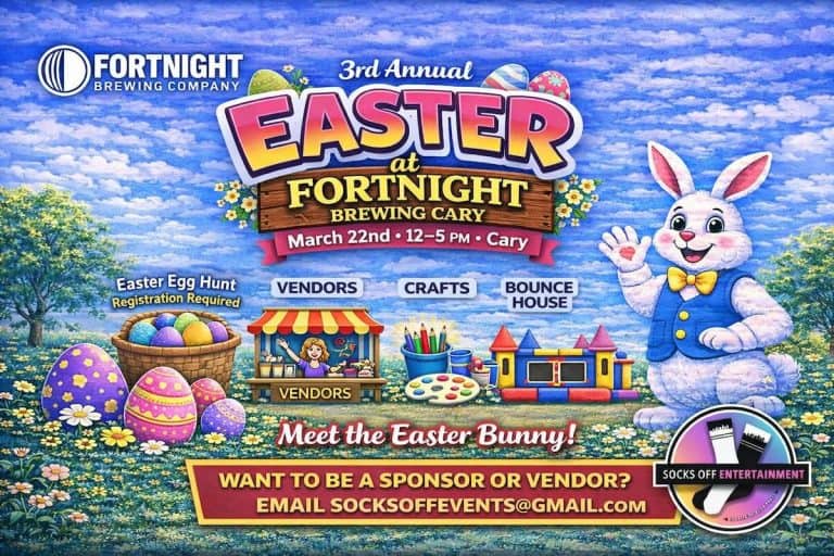 3rd Annual Easter at Fortnight Brewing Cary on March 22: Easter egg ...