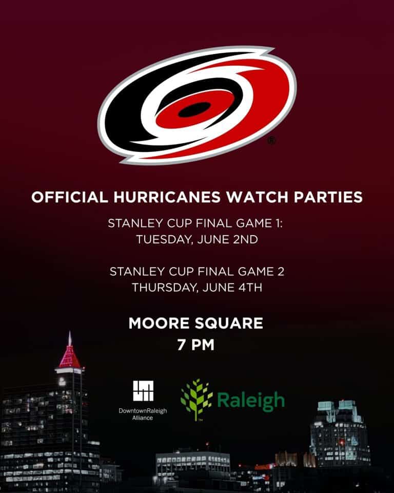 Official Hurricanes Stanley Cup Finals Watch Parties at Moore Square ...