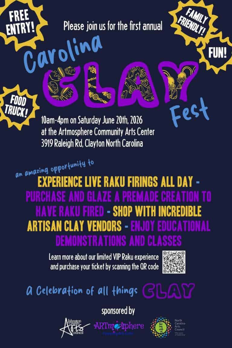 Carolina ClayFest at Artmosphere in Clayton June 20 - Triangle on the Cheap