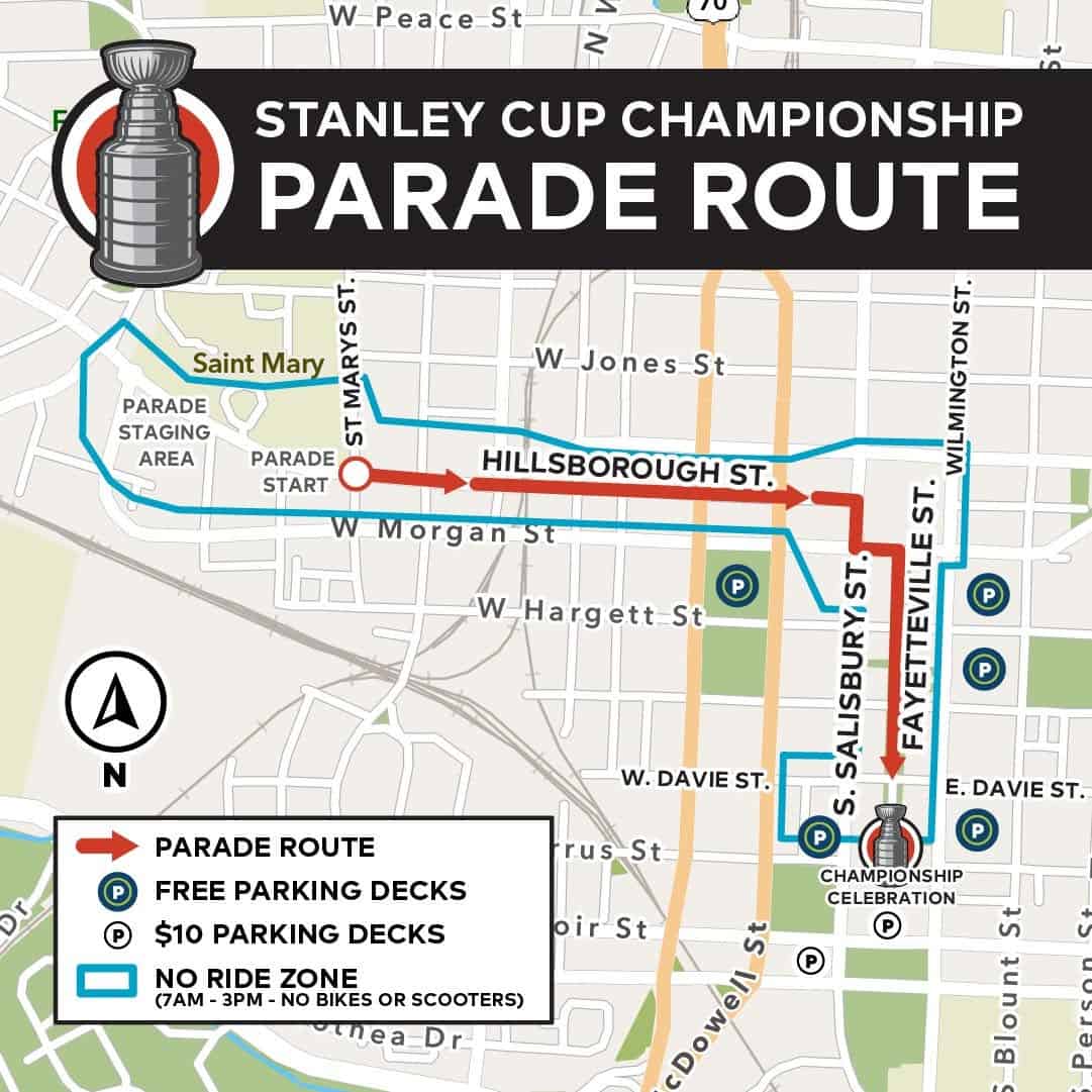Carolina Hurricanes Stanley Cup Championship Parade and Rally ...